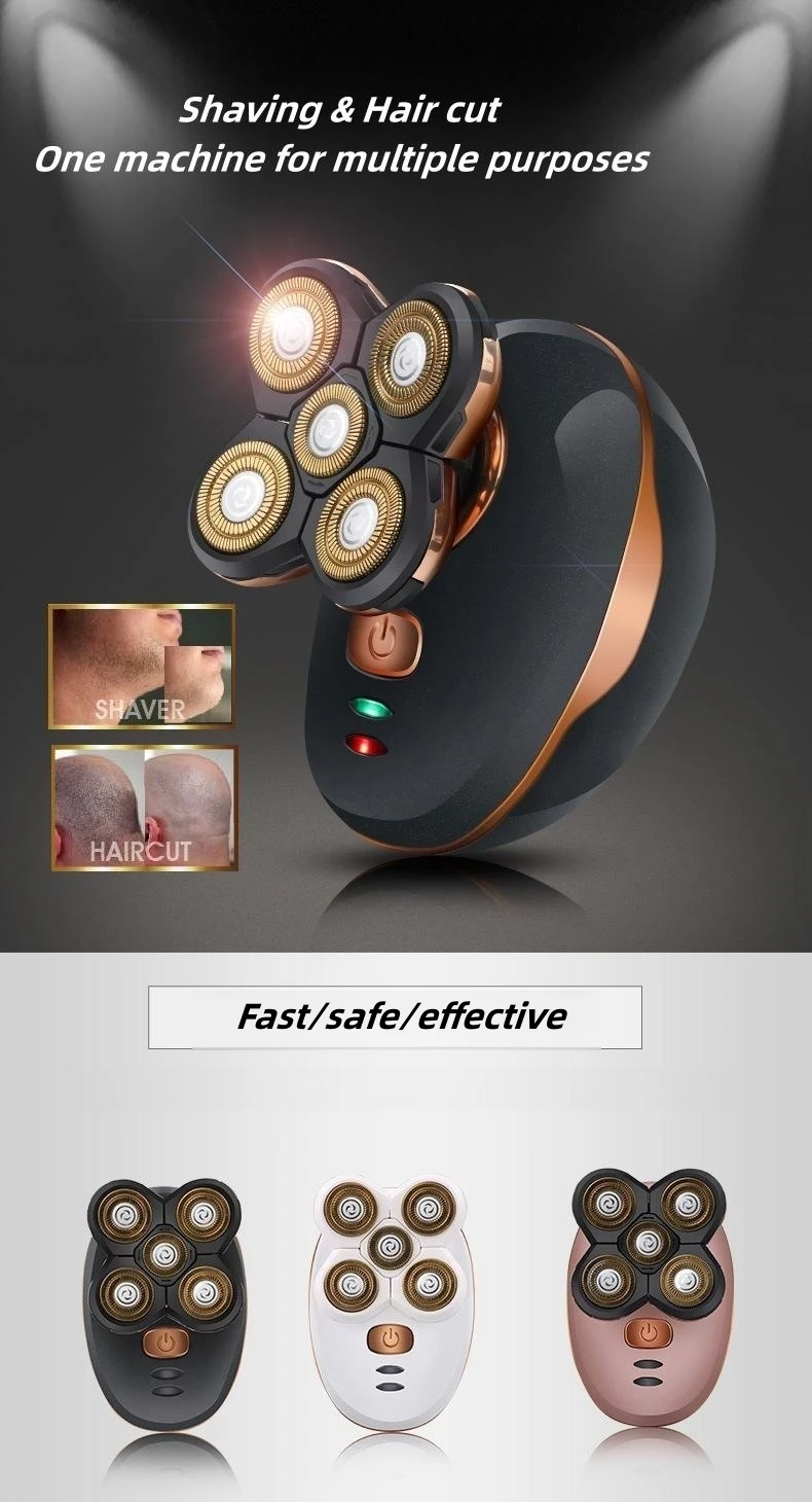 Rose-Machine à raser électrique aste, rasoir de lavage étanche ...