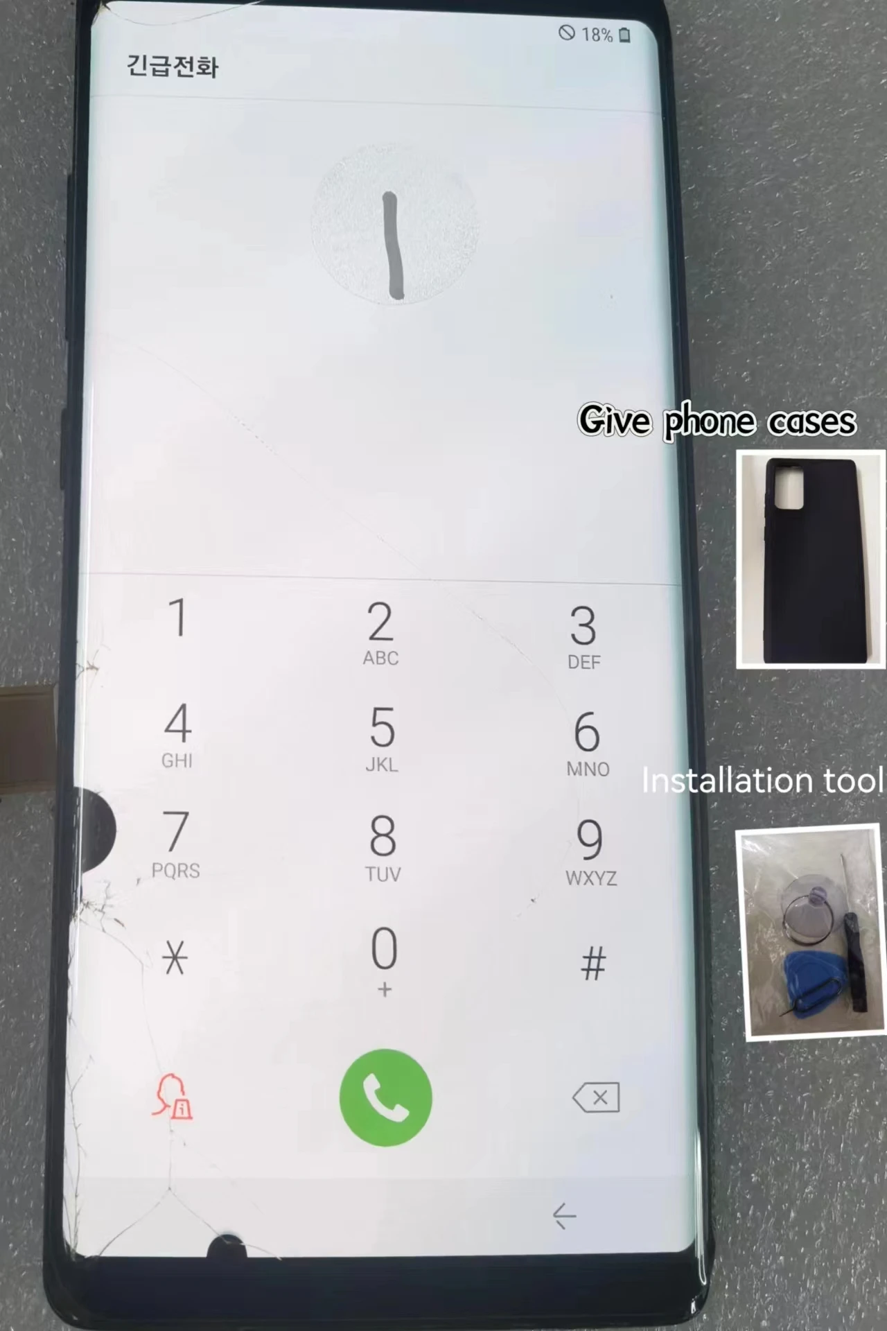 LCD For Samsung Galaxy Note8 N9500 N950FD N950F LCD with Durn dot ...