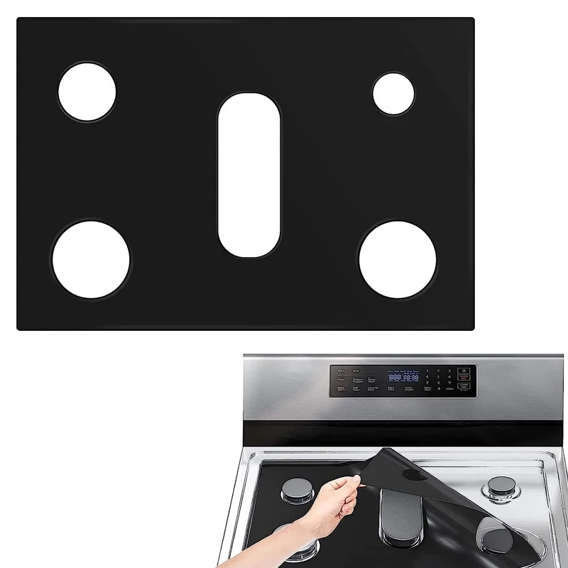 5-Holes-Gas-Stove-Protectors-Cover-Kitchen-Non-Stick-Oil-Proof-Pad-Gas ...
