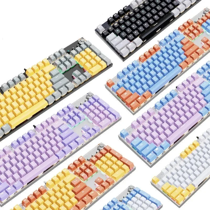 PBT Round Key Caps Set XDA/Cherry Profile For Mechanical Keyboard Dye ...