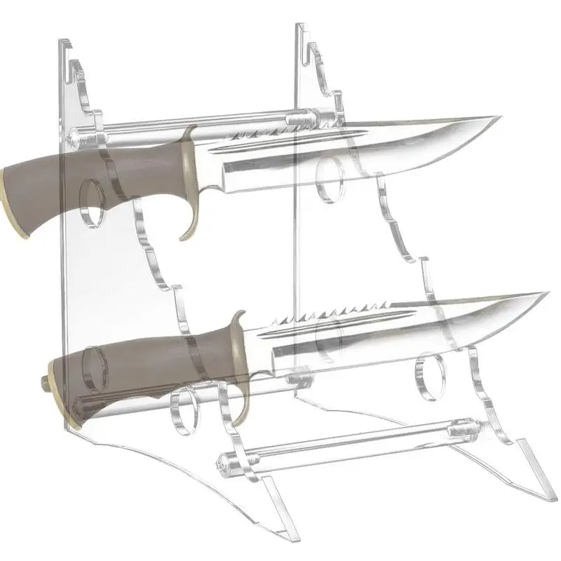 5-Slot-Knives-Display-Stand-5-Slots-Clear-Acrylic-Knives-Display-Stands ...