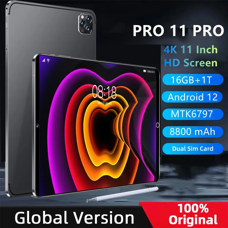 2024-Global-Version-Original-11-Inch-Tablets-Android-12-16GB-RAM-1T-ROM ...