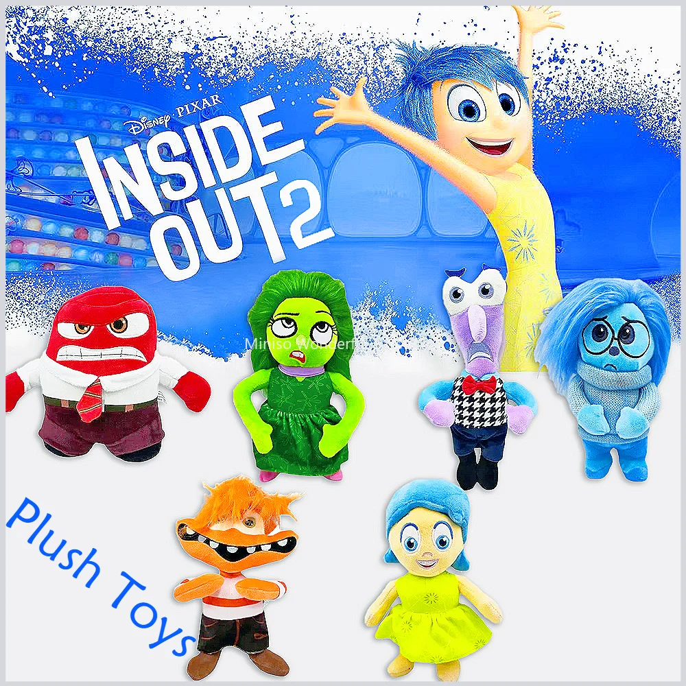 New-Inside-Out-2-Plush-Anxiety-Doll-Cute-Joy-Fear-Anger-Disgust-Sadness ...