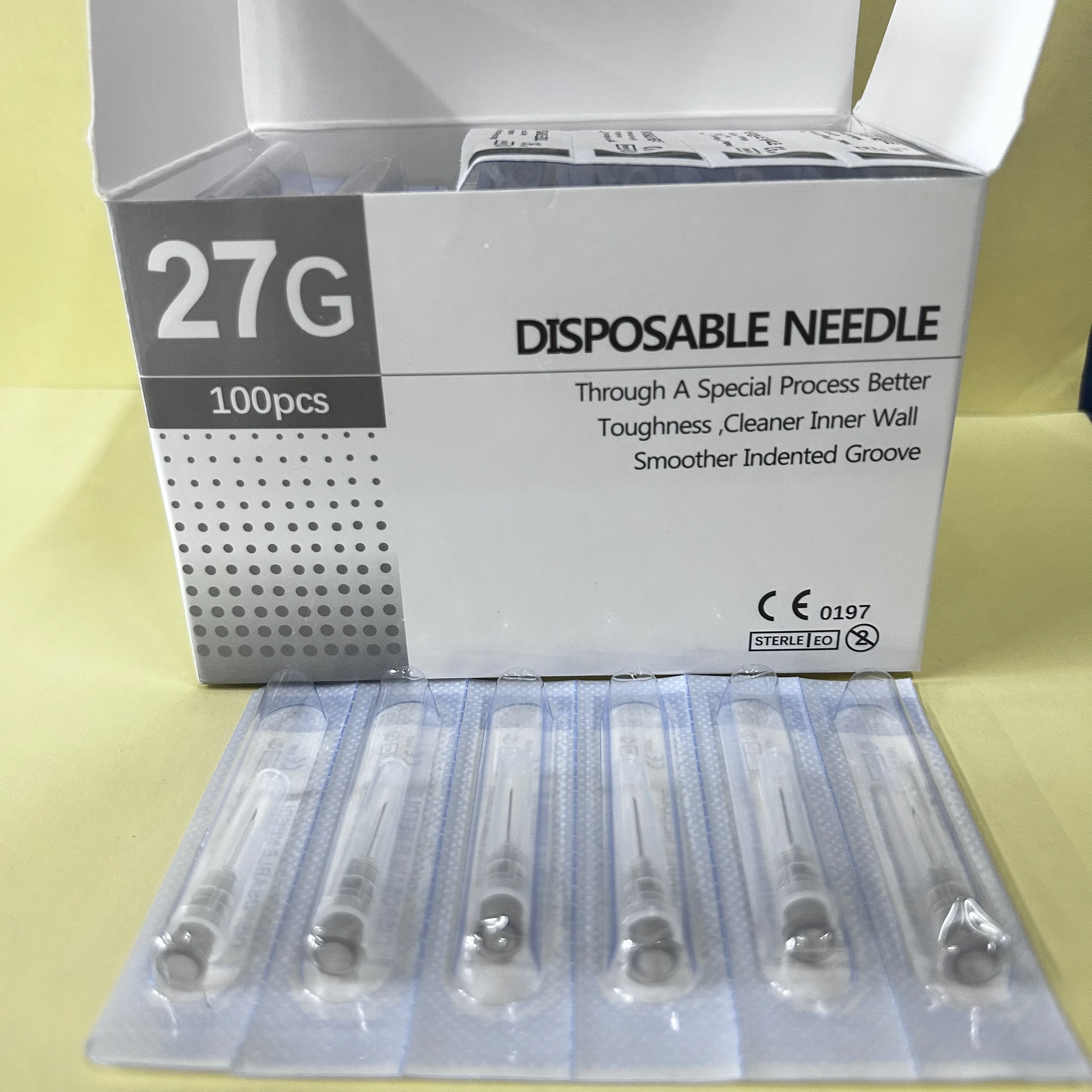 27G-13mm-Injection-Needle-High-Quality-Small-Disposable-Needles-Eyelid ...