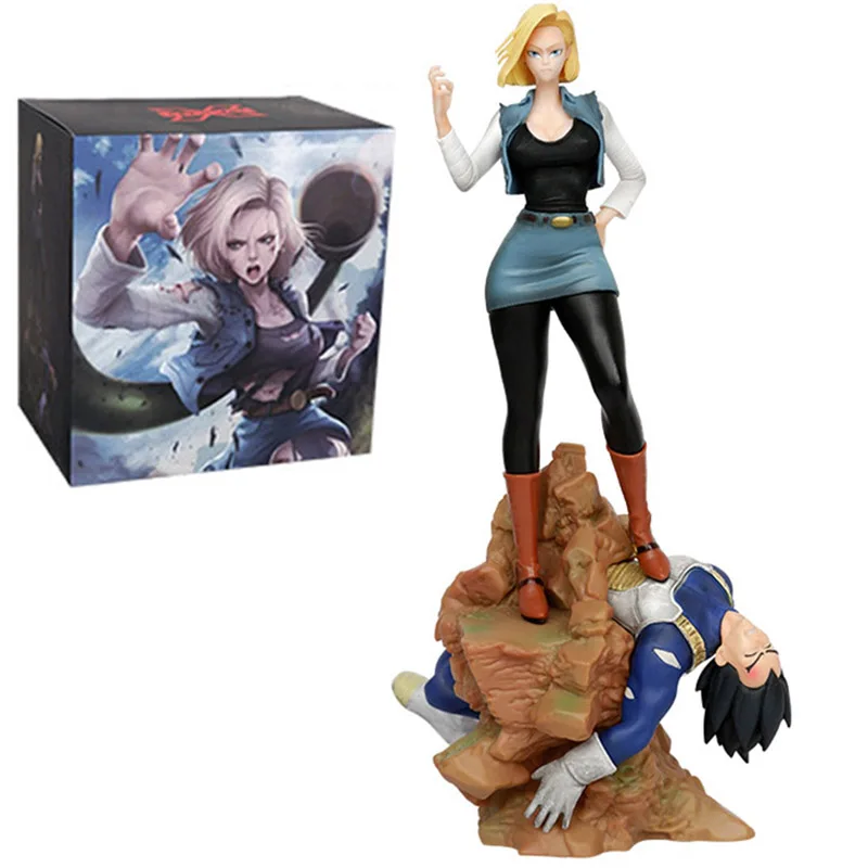 Dragon-Ball-Z-Android-18-Vegeta-Action-Figure-Brinquedos-Anime-DBZ ...