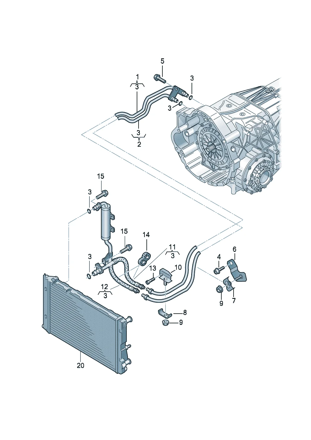 New for Car OE 4F0317825 8R0317826K 95850533635 95850533535 64539120003 ...