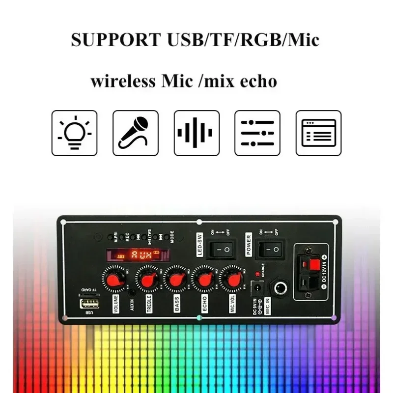 MP3-Decoding-Board-with-Treble-and-Bass-Adjustment-Knob-Support-MP3-WMA ...