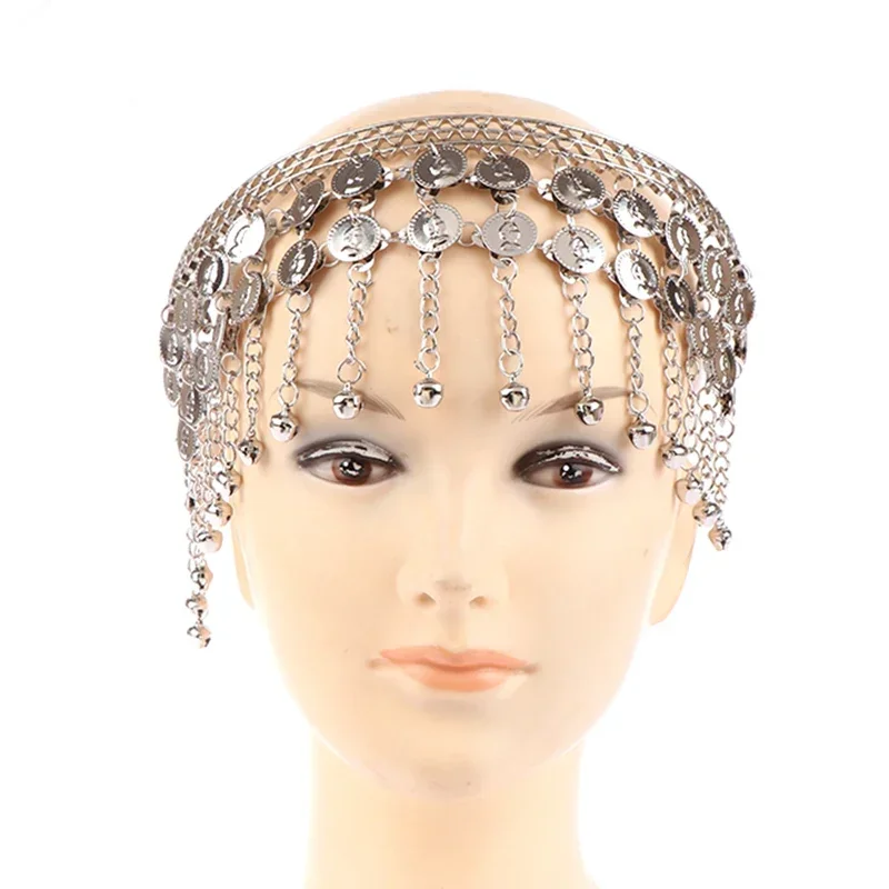 1PCS-Women-Belly-Dance-Hairpin-Coins-Tassels-Gypsy-Headband-Head-Chain ...