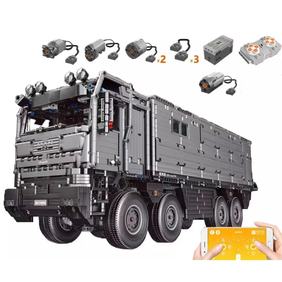 Technology Building Blocks Rc Man Rv Off-road Luxury Expedition Camper ...