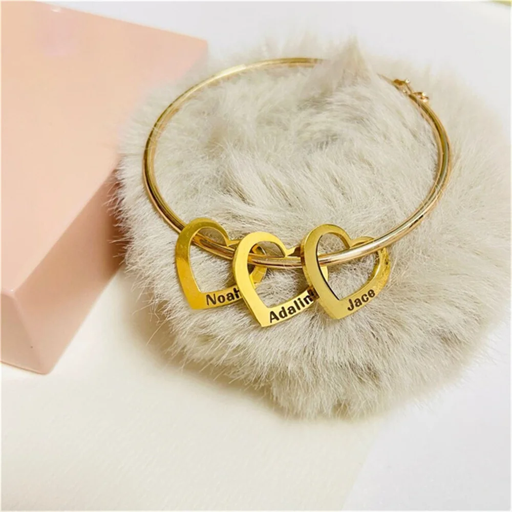 Браслет С Гравировкой | Custom Charm Bracelets Women - Customized ...