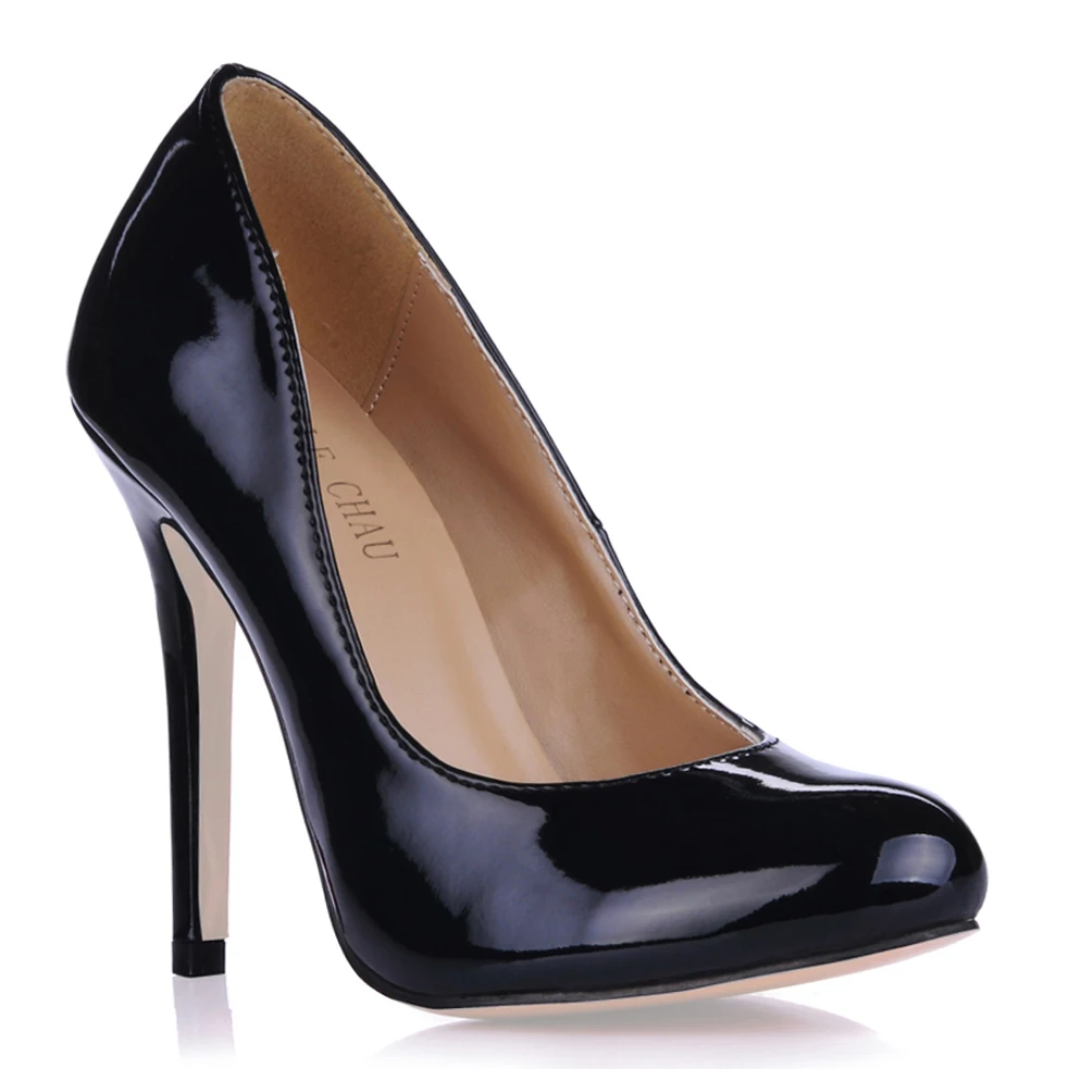 CHMILE CHAU Zapatos de tacón alto con punta redonda para Mujer, calzado ...