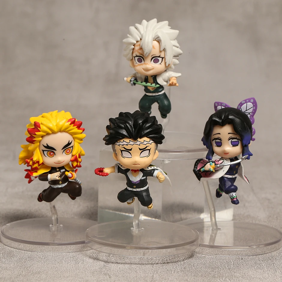 Figuras de acción de Demon Slayer para niños, Mini figuras ...
