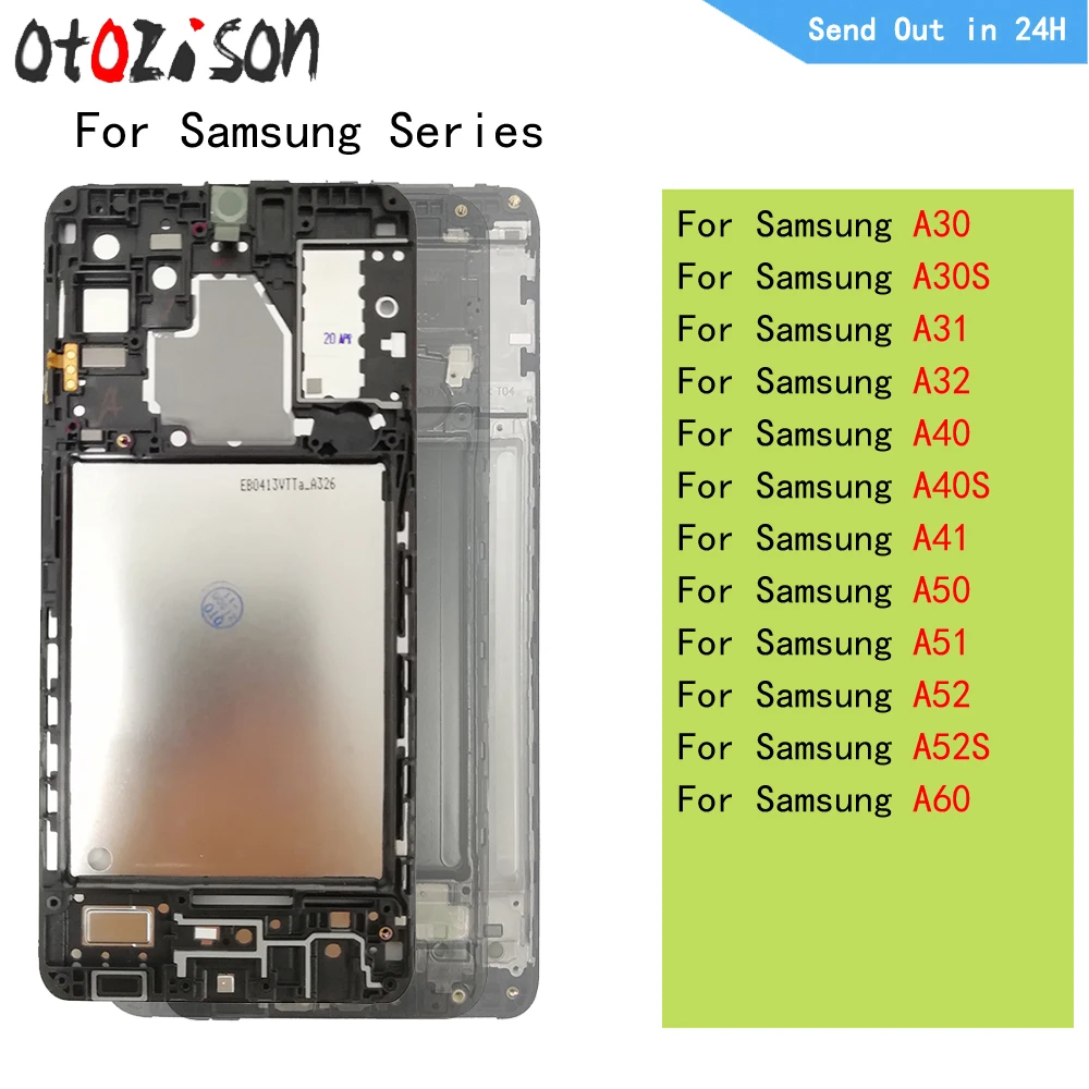 Housing Middle Frame LCD Bezel Plate Panel Chassis For Samsung Galaxy ...