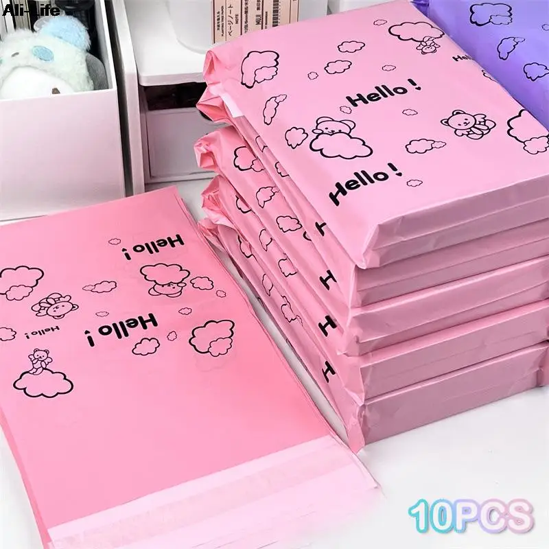 Hot-10Pcs-Waterproof-Self-Adhesive-Seal-Pouch-Mailing-Bags-Plastic ...