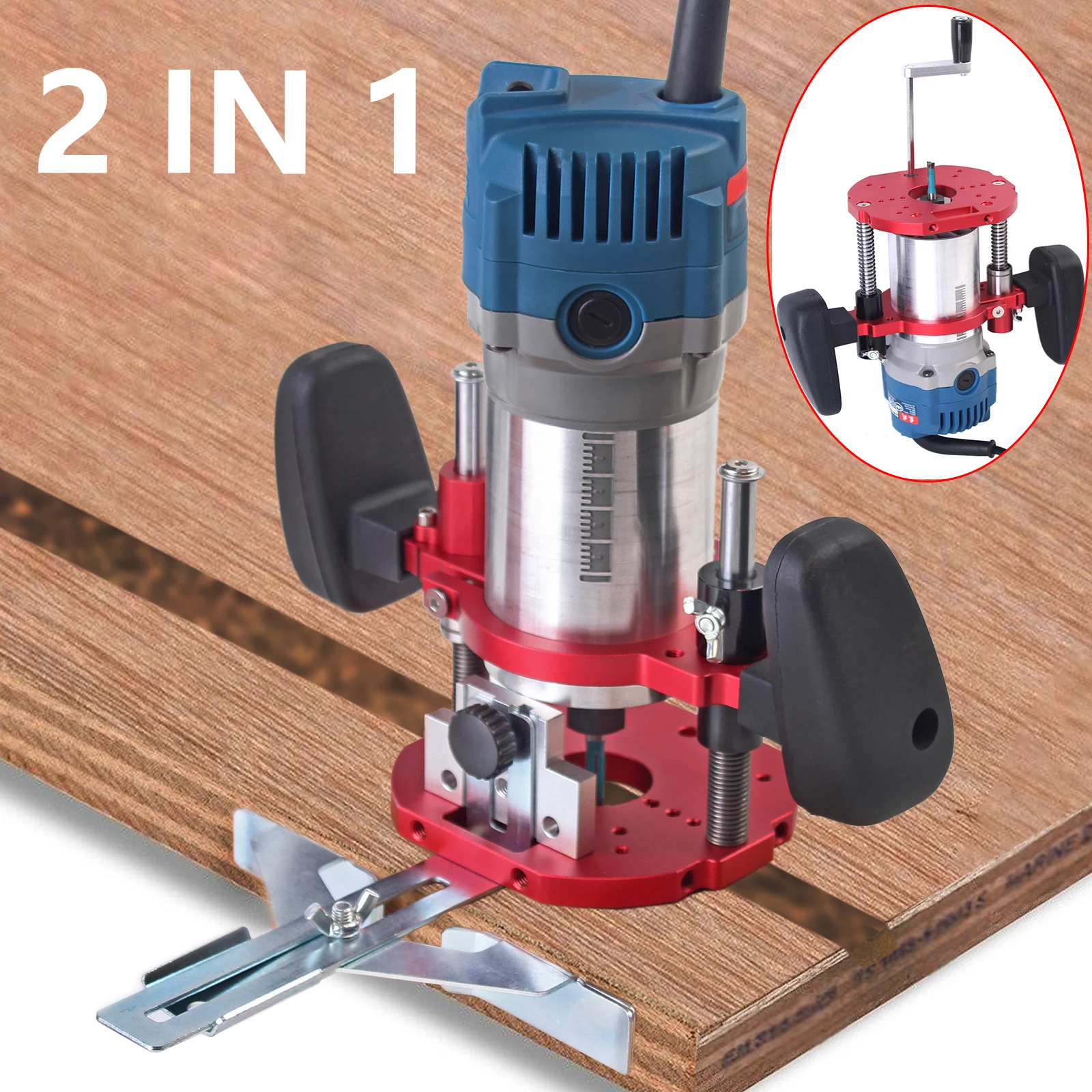 Trimming-Machine-Plunge-Router-Base-Support-Desktop-Lift-For ...