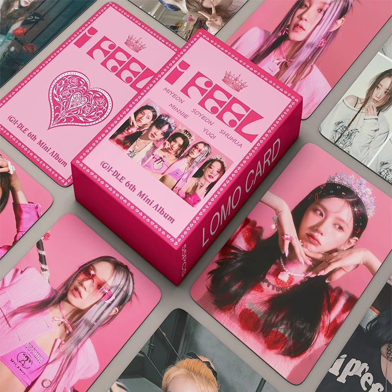 Kpop Gidle Photo Cards | Kpop Lomo Cards Gidle | Gidle Lomo Cards Burn ...