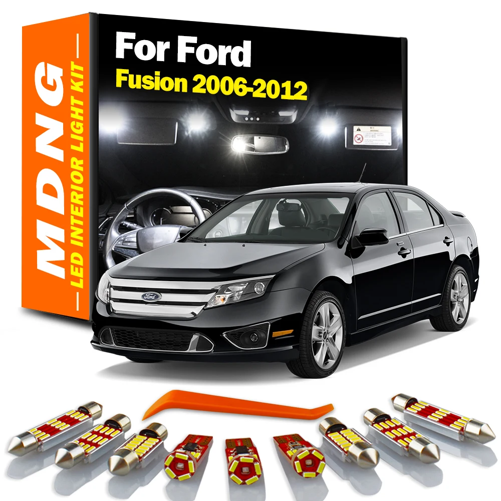 MDNG-16Pcs-Canbus-LED-Interior-Map-Dome-Light-Kit-For-Ford-Fusion-2006 ...