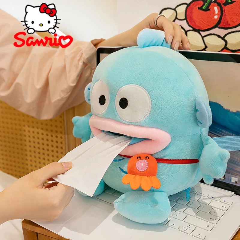 Sanrio Hangyodon Stuffed Toy Tissue Box Cartoon Cute Cute Creative ...