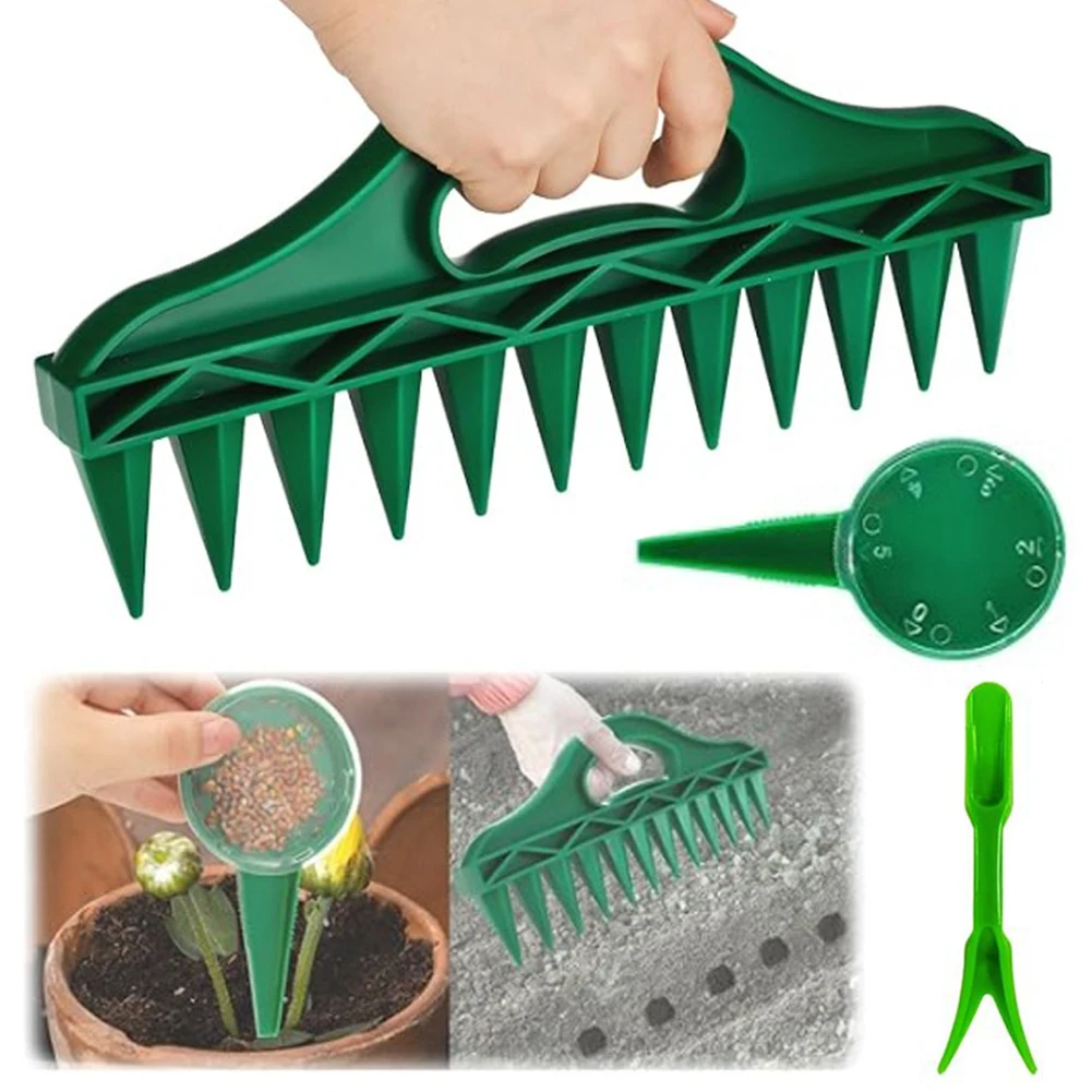 3Pcs-Set-Seed-in-Soil-Digger-Planter-Adjustable-Seedlings-Dibber-Widger ...