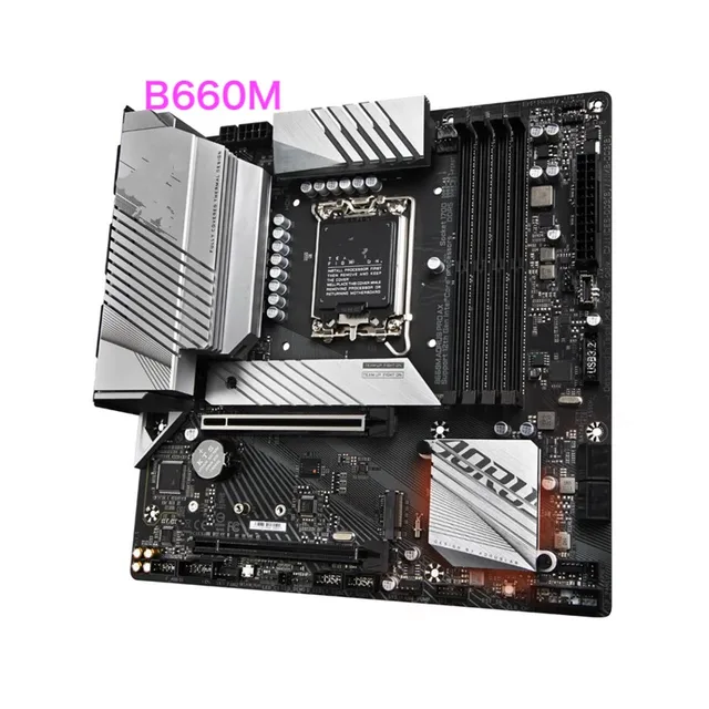 Gigabyte B660M AORUS PRO AX Motherboard LGA 1700 DDR5 Micro ATX B660 ...