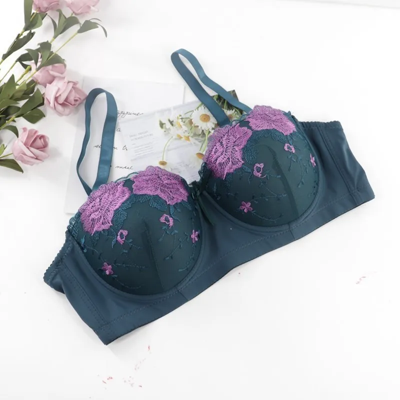 Soutien-gorge,Soutien-Gorge Plongeant Demi Cup,Sous-Vêtements ...