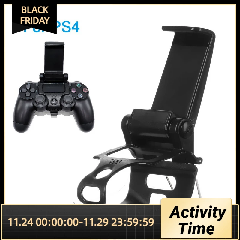 Mobile Phone Universal Mount Bracket Gamepad Mount Stand Adjustable Controller Smartphone Clip ...