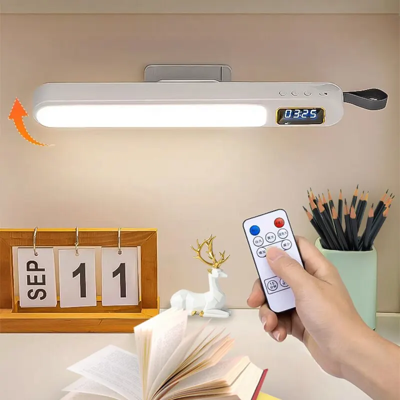 Table-Lamp-With-Clock-Magnetic-LED-Desk-Lamp-Multi-Functional-Night ...