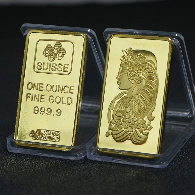 New-One-Ounce-Fine-Gold-9999-Credit-Bars-Switzerland-goddess ...