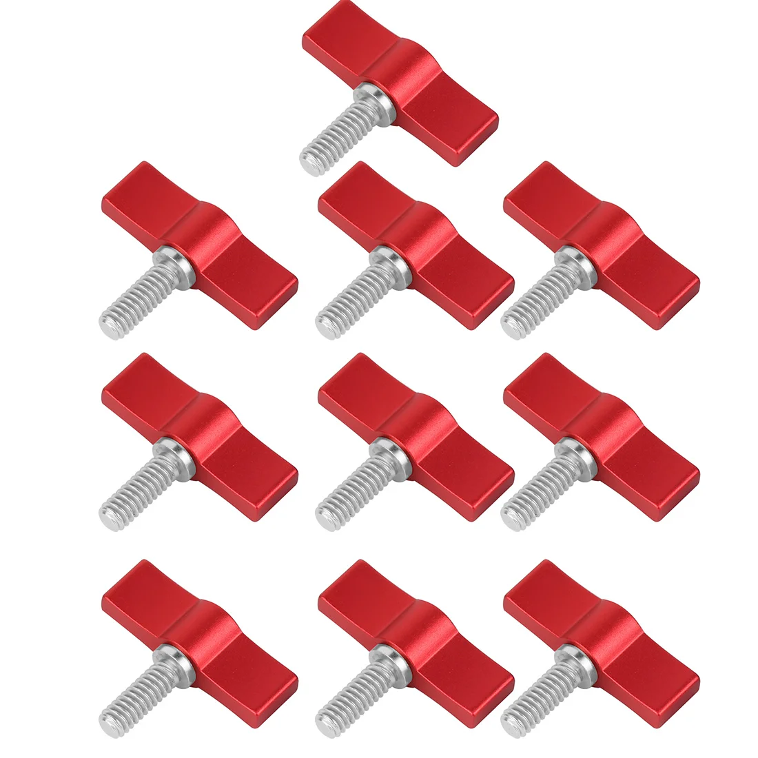 10Pcs-Adjustable-17mm-1-4-inch-Thread-Screw-Adapter-Clamp-Locking-Screw ...