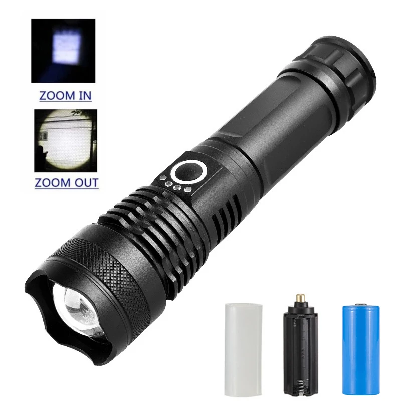 4 Quad-core XHP50 New Outdoor LED Strong Light High Power USB ...