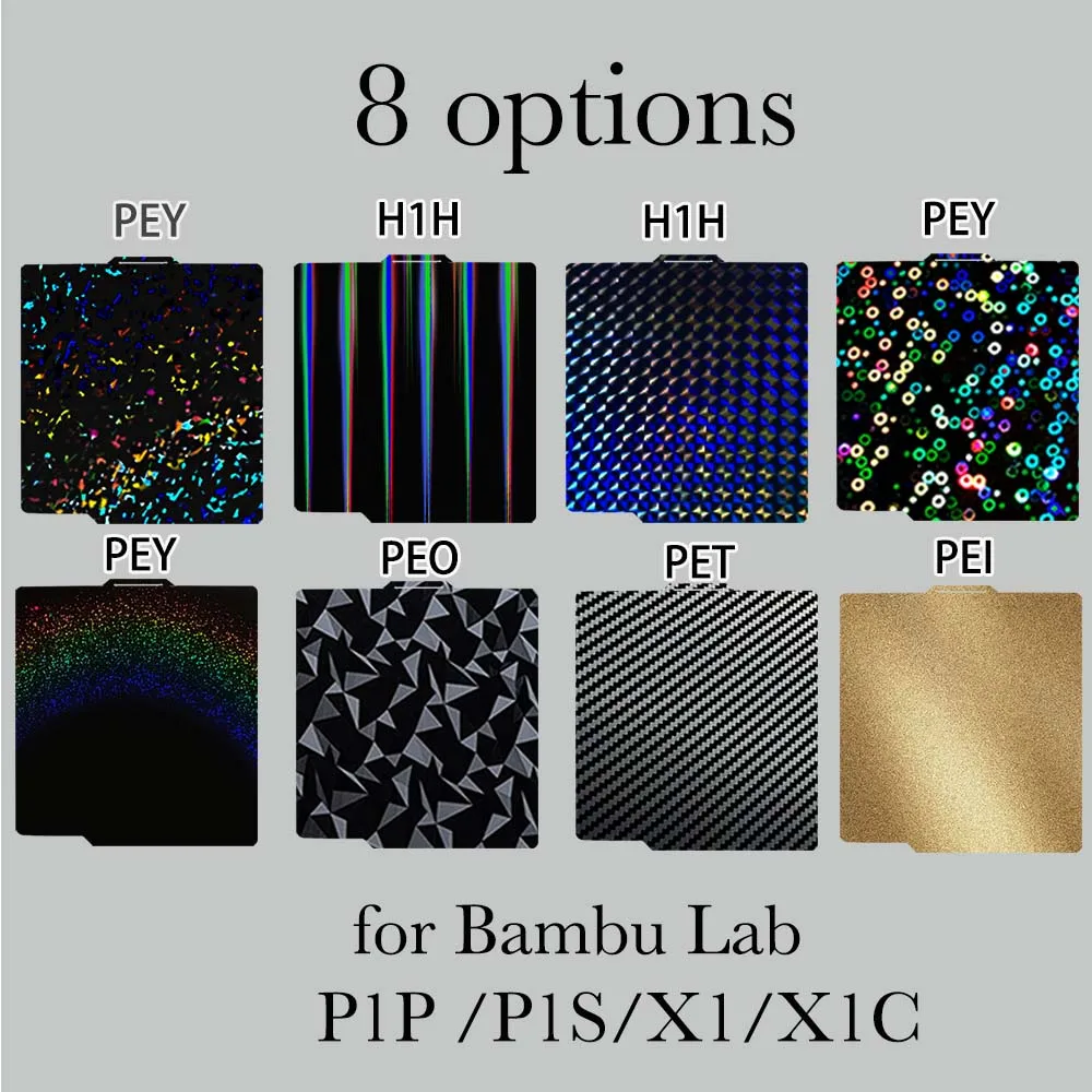 For-Bambu-Lab-P1P-Build-Plate-x1-Textured-Pei-Spring-Steel-257x257mm ...