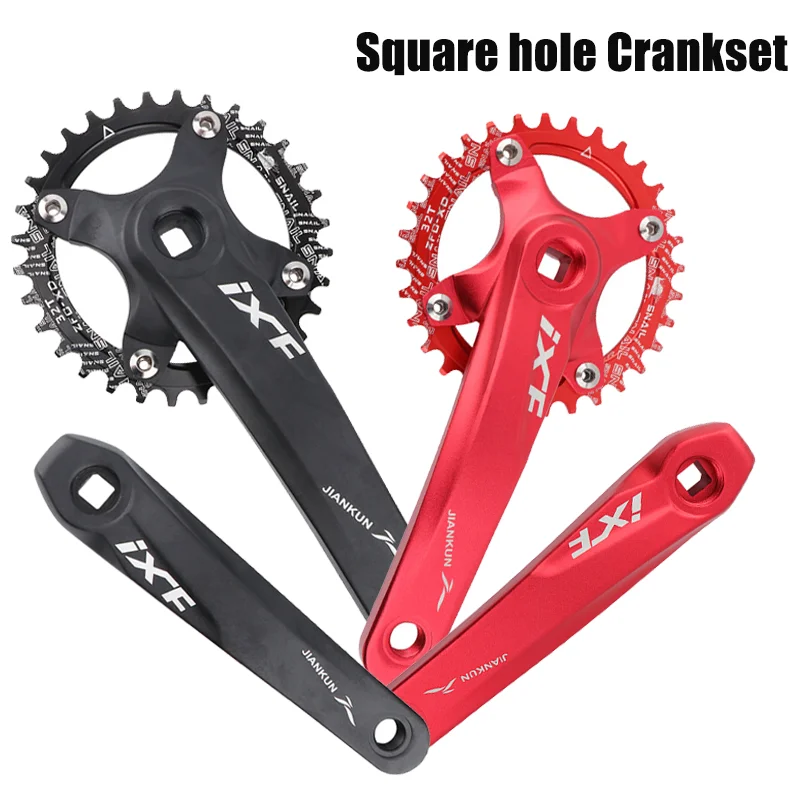 IXF-Square-Hole-Monoplate-Cranks-MTB-Bike-Crankset-170-Arms-104BCD ...