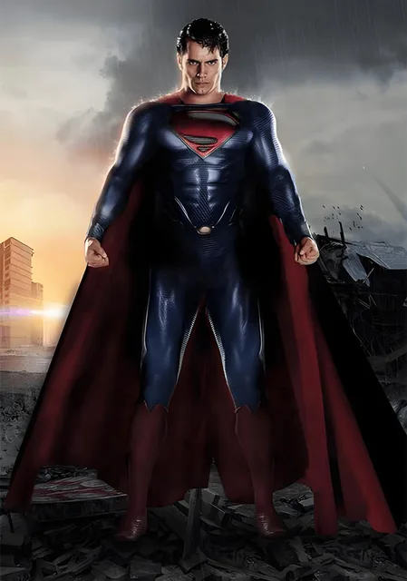 Superman Cosplay Kostyme Superman Man Of Steel Clark Kent