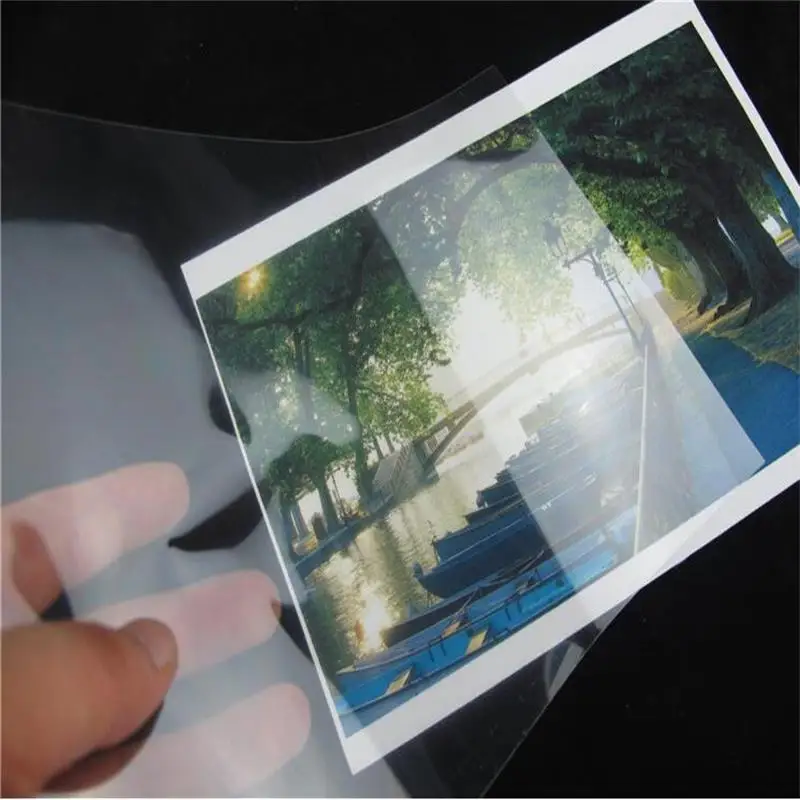 A4 size Super Transparent Double Side Adhesive Film sheets - AliExpress 7
