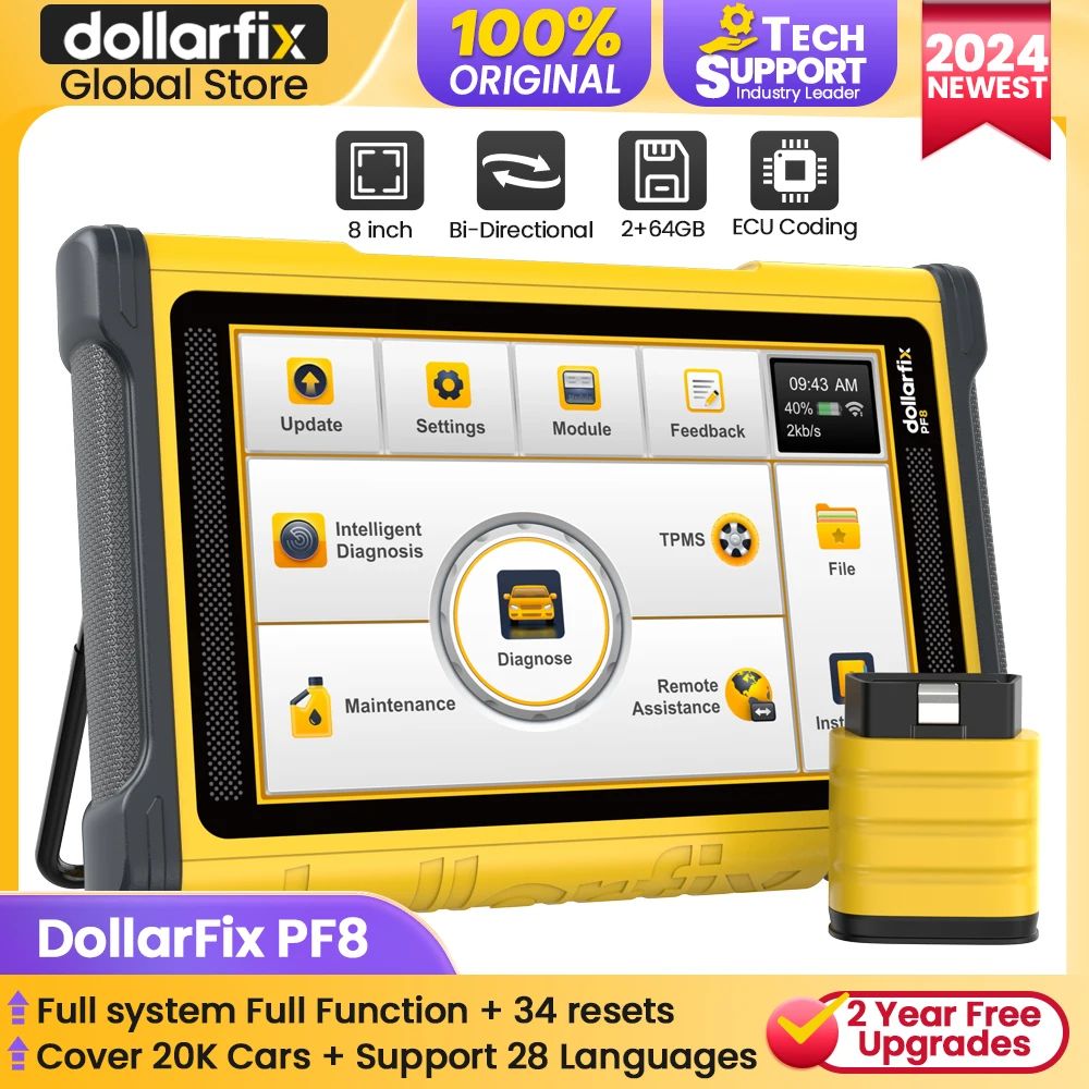 DollarFix-PF8-Profession-OBD2-Auto-Diagnostic-tool-car-scanner-Full-system-34-reset-key ...