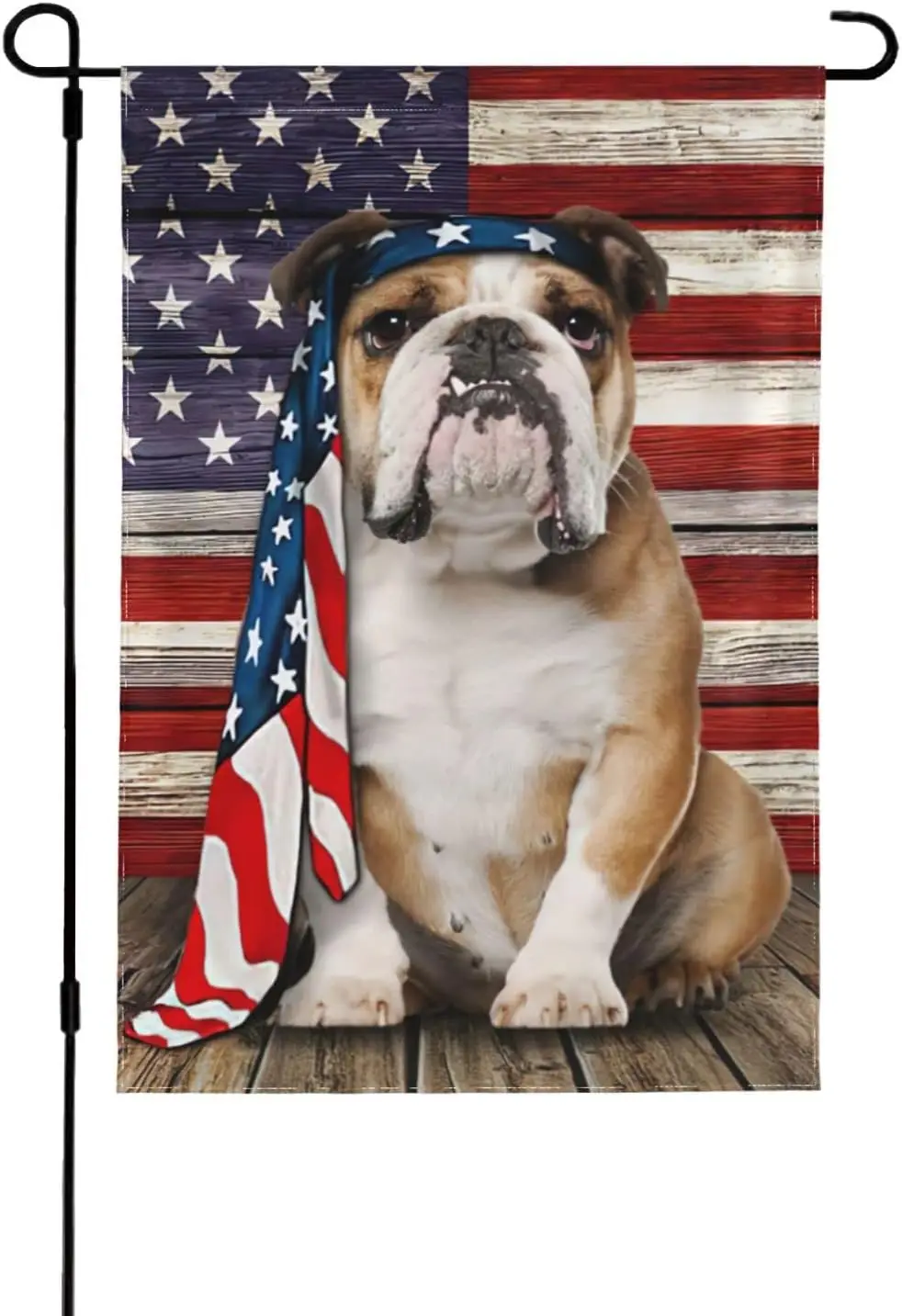English-Bulldog-Flag-Charming-Dog-American-Garden-Flag-12-5-X18-Double ...