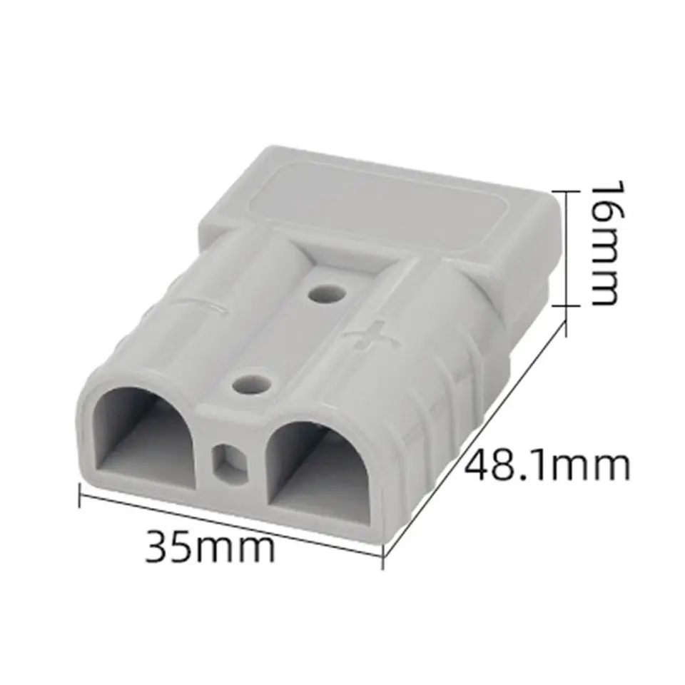 Booster Cables 50A Waterproof Anderson Plug Connector With 11.81" 8 AWG ...