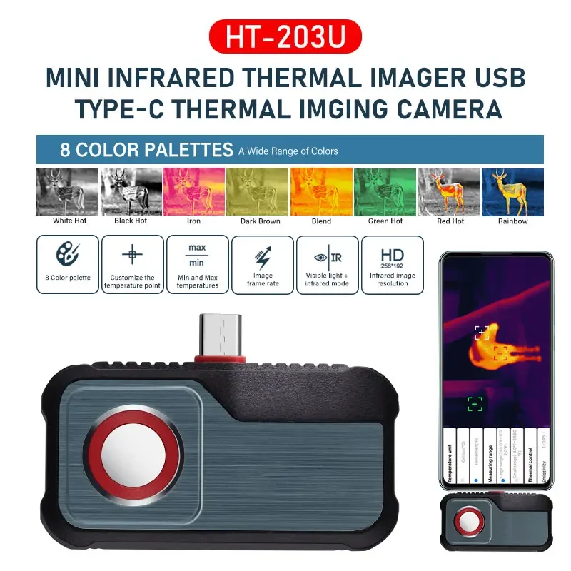 HT-203U-Mini-Infrared-Thermal-Imager-USB-Type-C-Thermal-Imging-Camera ...