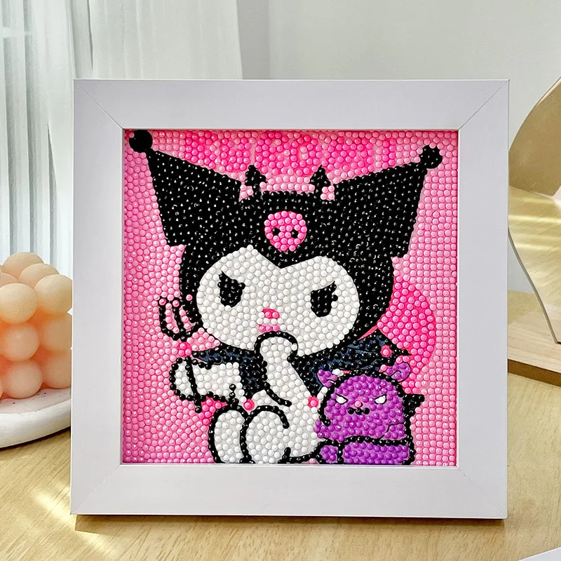 Toys Gift Diy Diamond Painting Kit Children's Handicraft Kuromi Sanrio ...