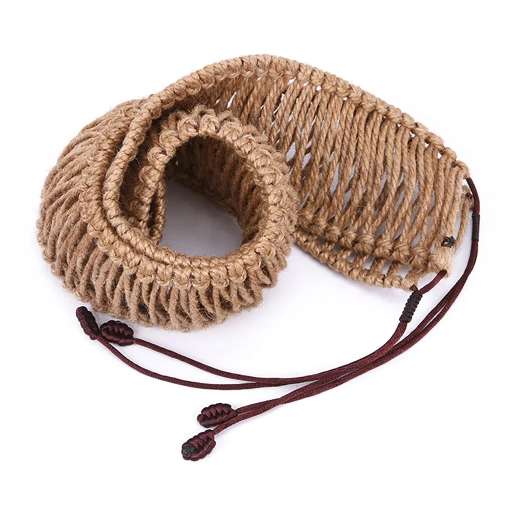 Steel-Tongue-Drum-Wrapped-Braided-Rope-Handmade-Handpan-Decoration ...