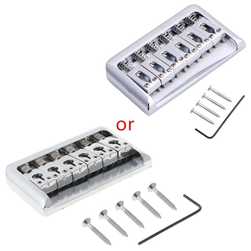 Chrome-Electric-Guitar-Hardtail-Top-Load-Bridge-6-String-Fixed-Hard ...