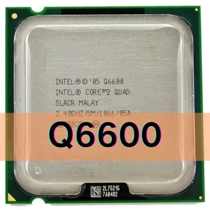 Intel Core 2 Quad Q6600 CPU Processador SL9UM SLACR 2.4GHz 8MB 1066MHz Soquete 775 cpu