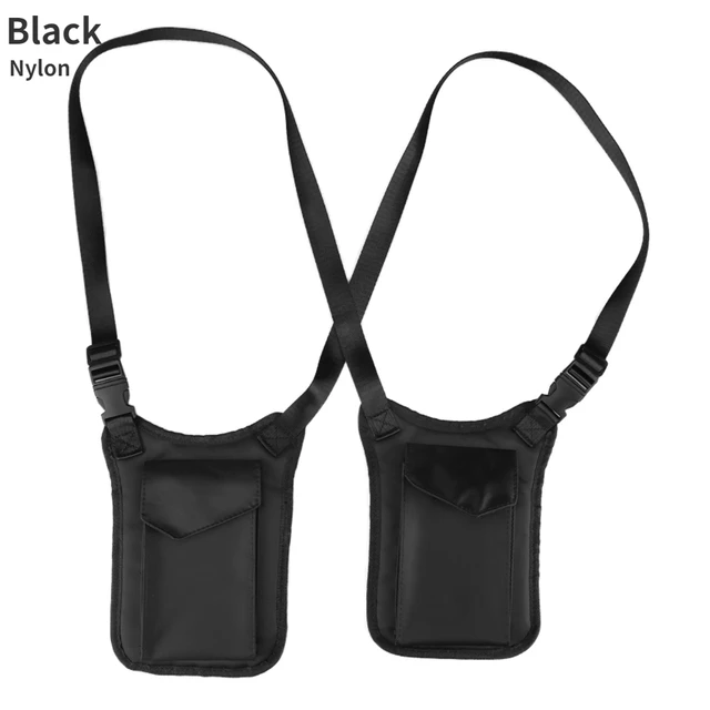 Men Anti Theft Secret Agent Bag Hidden Underarm Shoulder Bag Holster ...