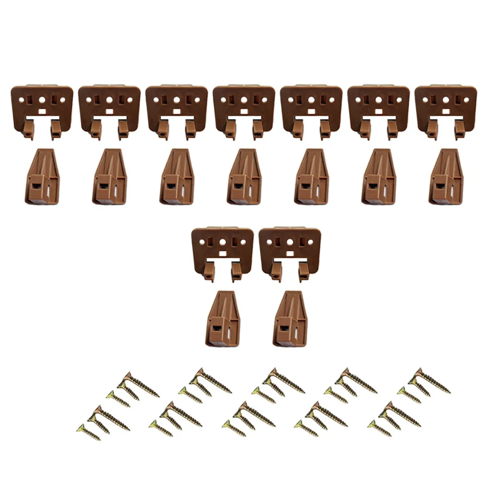 Drawer-Slides-Guides-Plastic-10Pack-With-Roller-Undermount-Drawer ...