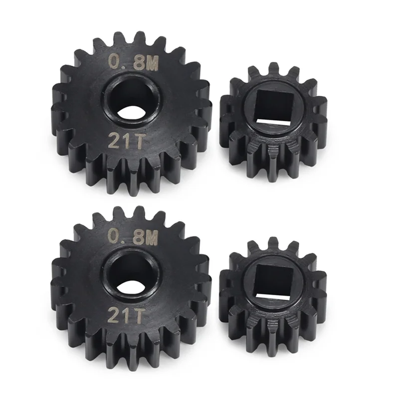 4Pcs-Overdrive-Steel-Portal-Axle-Gear-Set-21T-14T-for-1-10-RC-Crawler ...