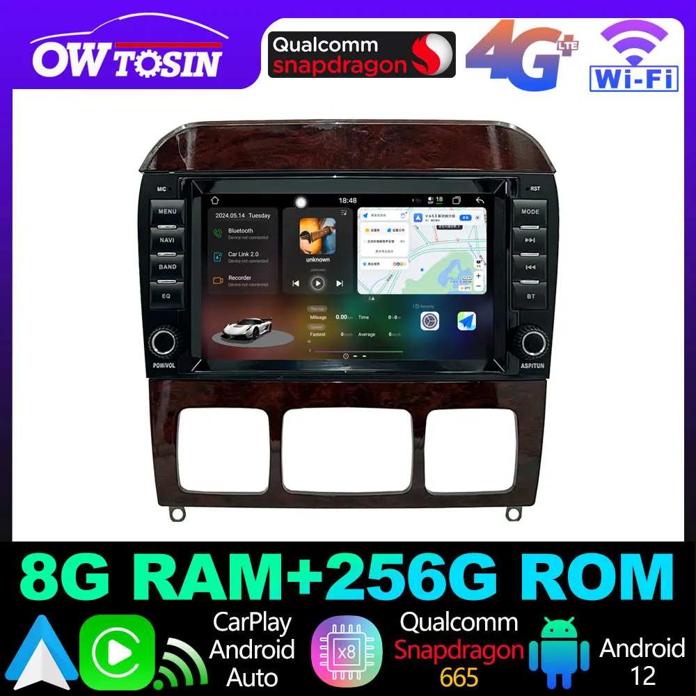 8-Android-13-12G-256G-Car-Radio-GPS-Navigation-For-Mercedes-Benz-S ...