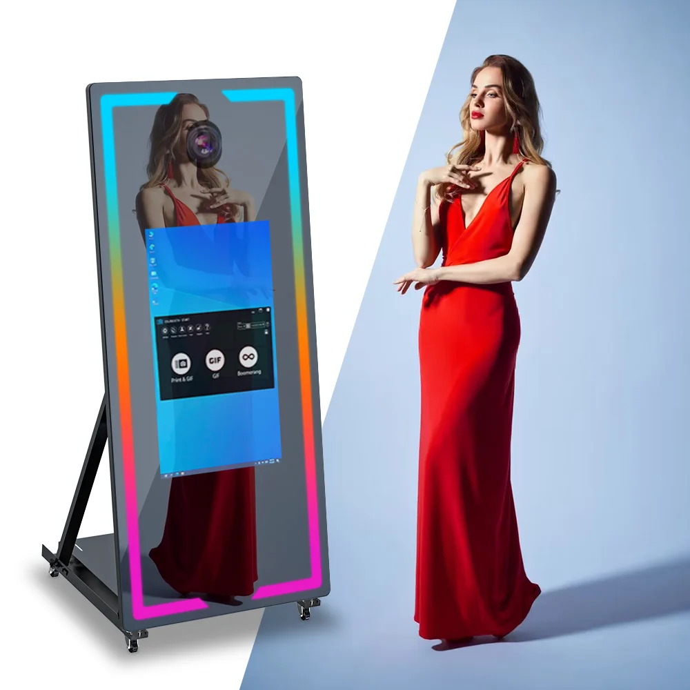 Selfie-Mirror-Photo-Booth-Machine-With-Printer-Camera-Touch-Screen-45-65in-Magic-Mirror-Video ...