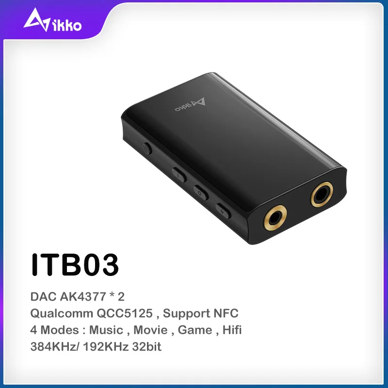 Bluetooth 5.0 Headphone Amplifier Audio Hifi Amp Dac AK4377 Support NFC ...