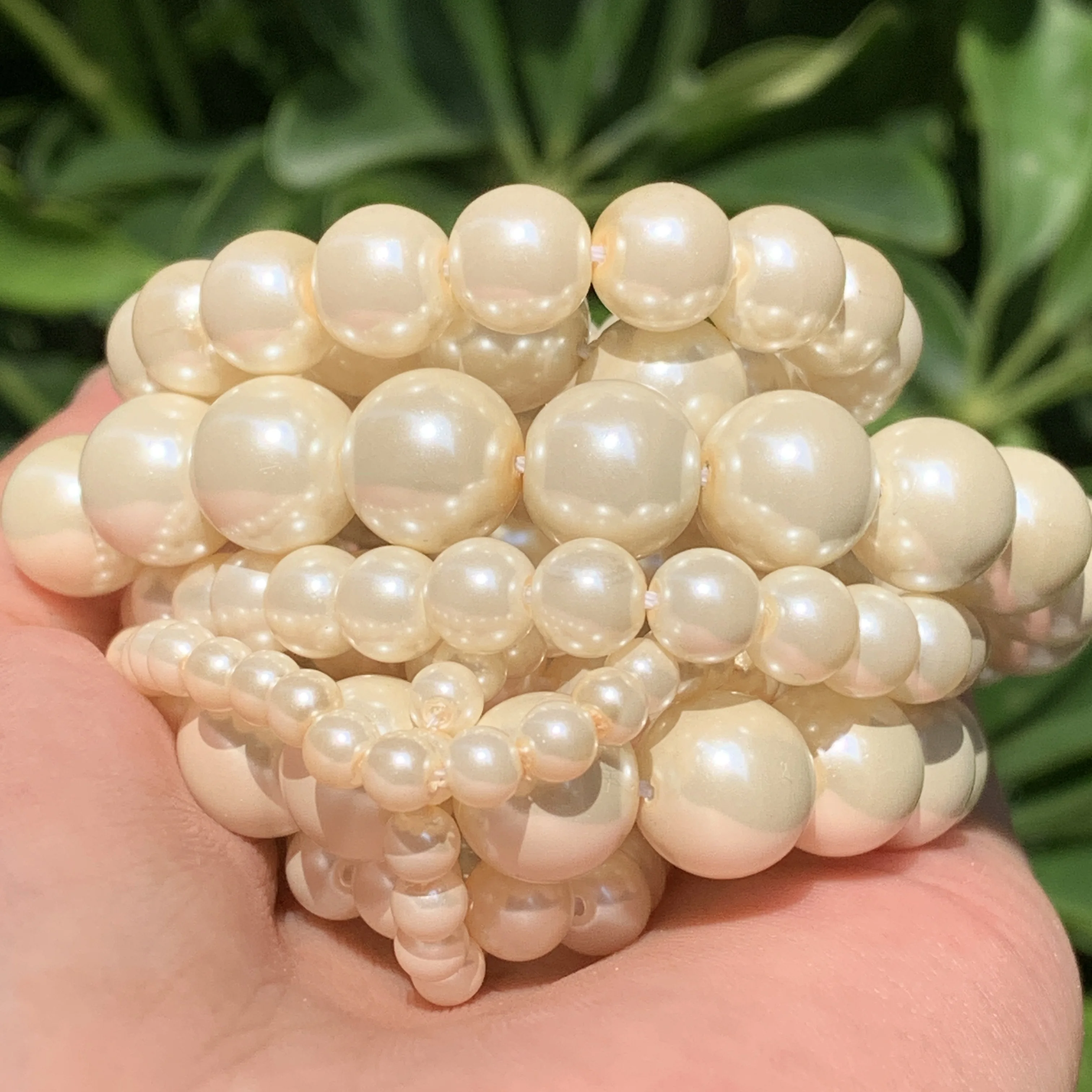 Perlas-de-imitaci-n-de-color-amarillo-claro-cuentas-espaciadoras ...