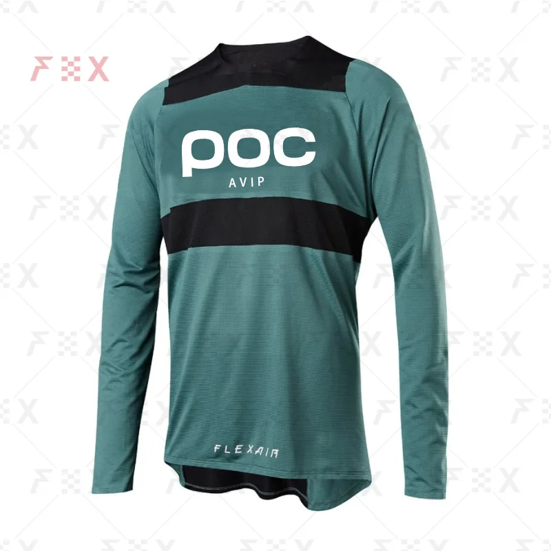 2022-Men-s-avip-poc-Downhill-Jerseys-Mountain-Bike-MTB-Shirts-Offroad ...